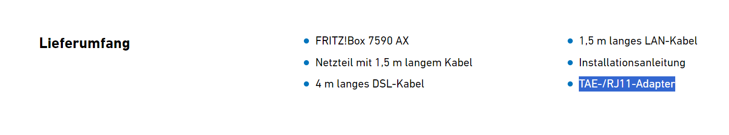 Wie kann ich zwei TAE-Anschlüsse an der FRITZ!Box 7590AX nutzen ...